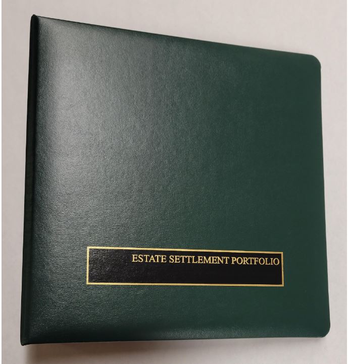 Estate Settlement Portfolios (1") - 7 binders – WealthCounsel, LLC
